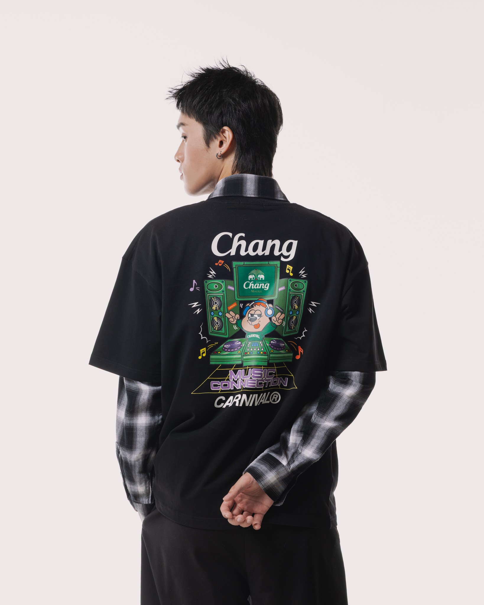 CARNIVAL X CHANG MUSIC CONNECTION T-SHIRT BLACK