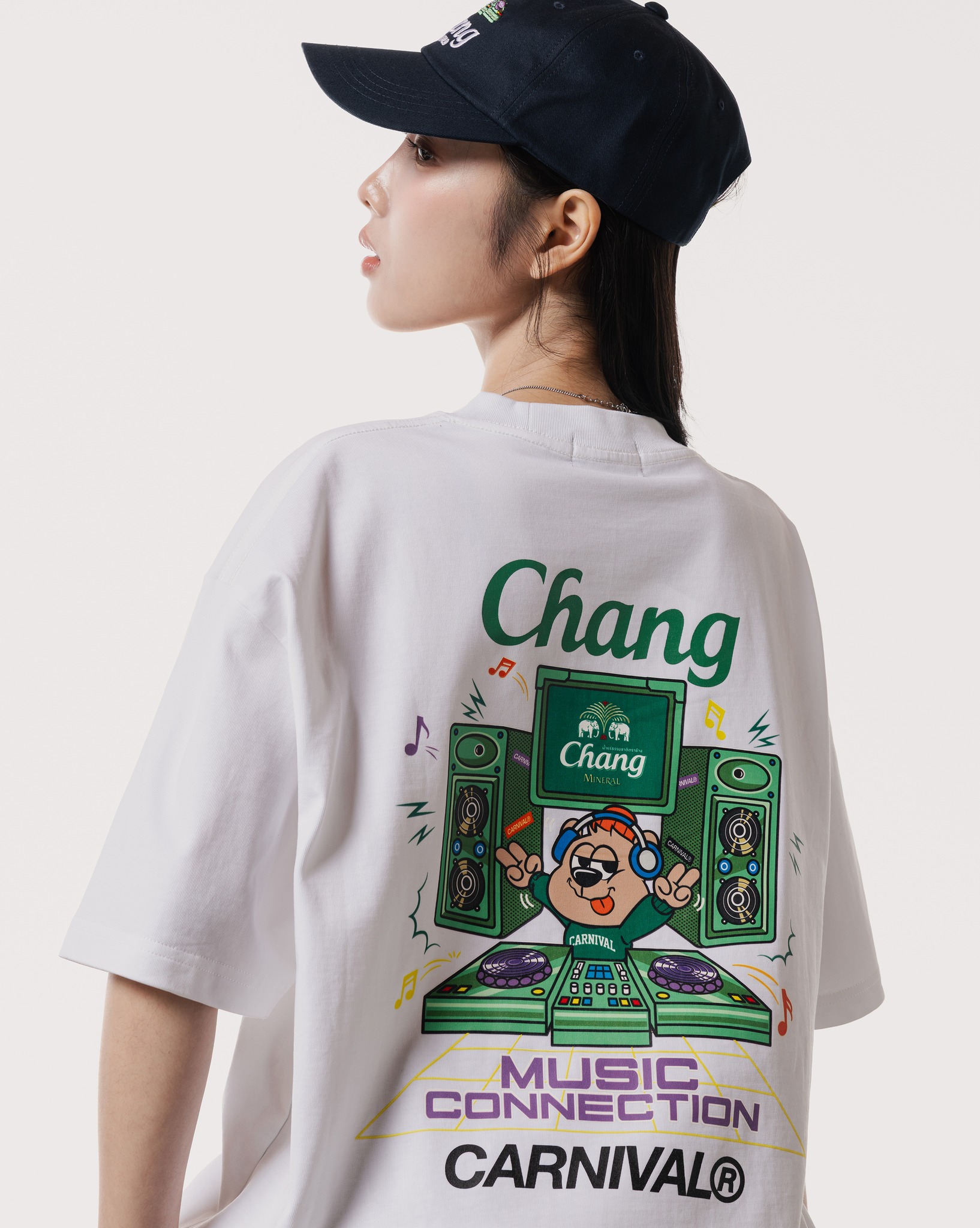 CARNIVAL X CHANG MUSIC CONNECTION T-SHIRT WHITE