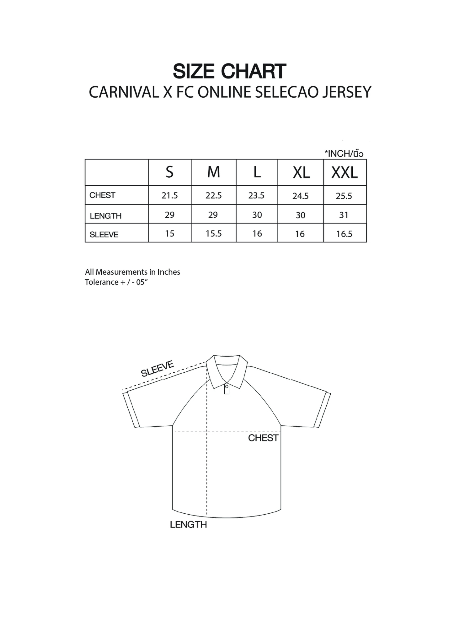 CARNIVAL X FC ONLINE SELECAO JERSEY GREEN/BLACK