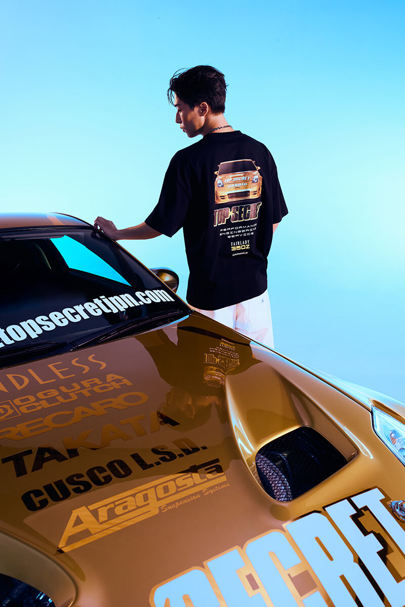 CARNIVAL X TOP SECRET SERVICE OVS T-SHIRT BLACK