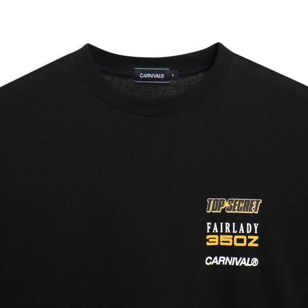 CARNIVAL X TOP SECRET SERVICE OVS T-SHIRT BLACK