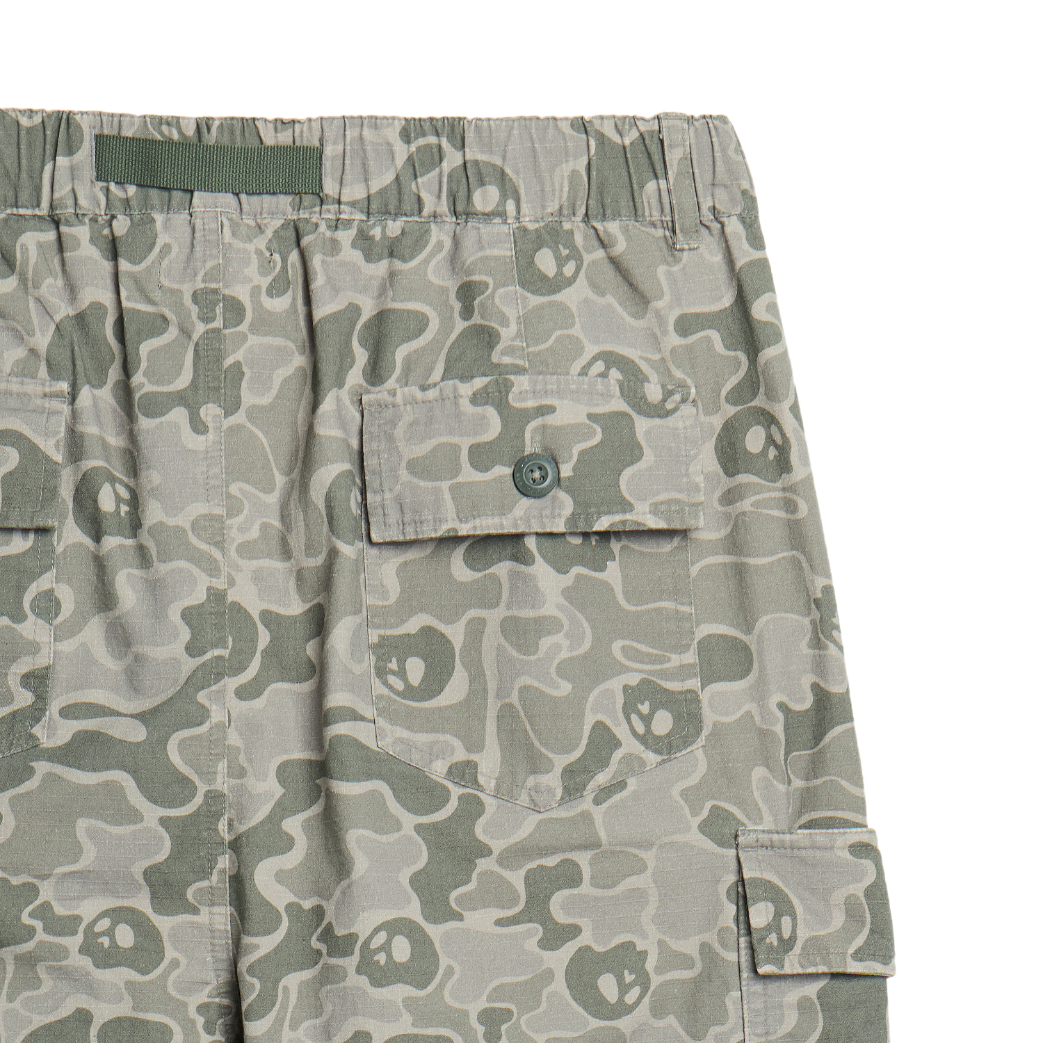 CARNIVAL SS26 SKULL DUCK CAMO CARGO PANTS CAMO