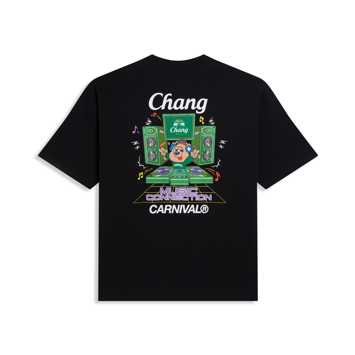 CARNIVAL X CHANG MUSIC CONNECTION T-SHIRT BLACK