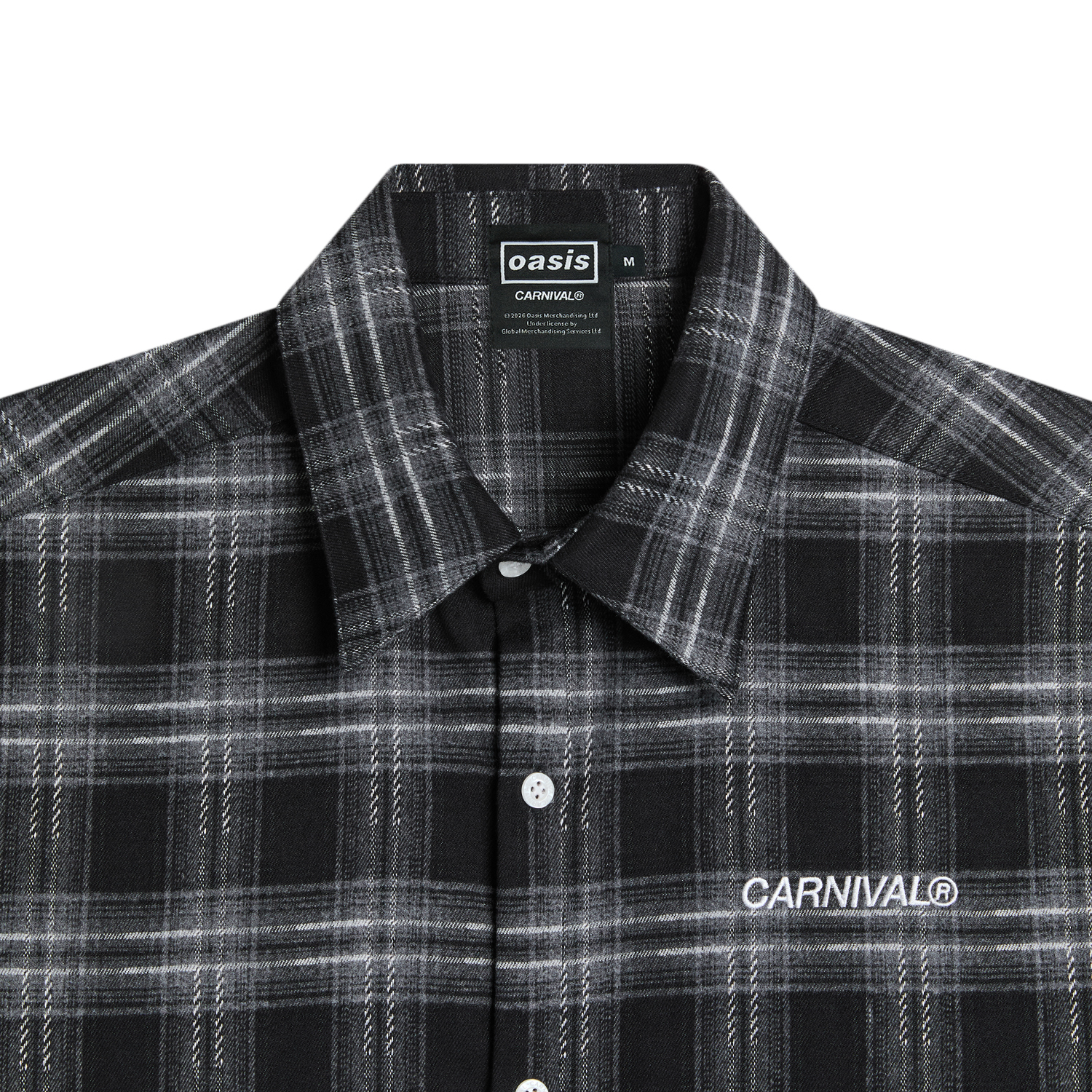 CARNIVAL X OASIS THE GREATEST ALBUM SHIRT BLACK