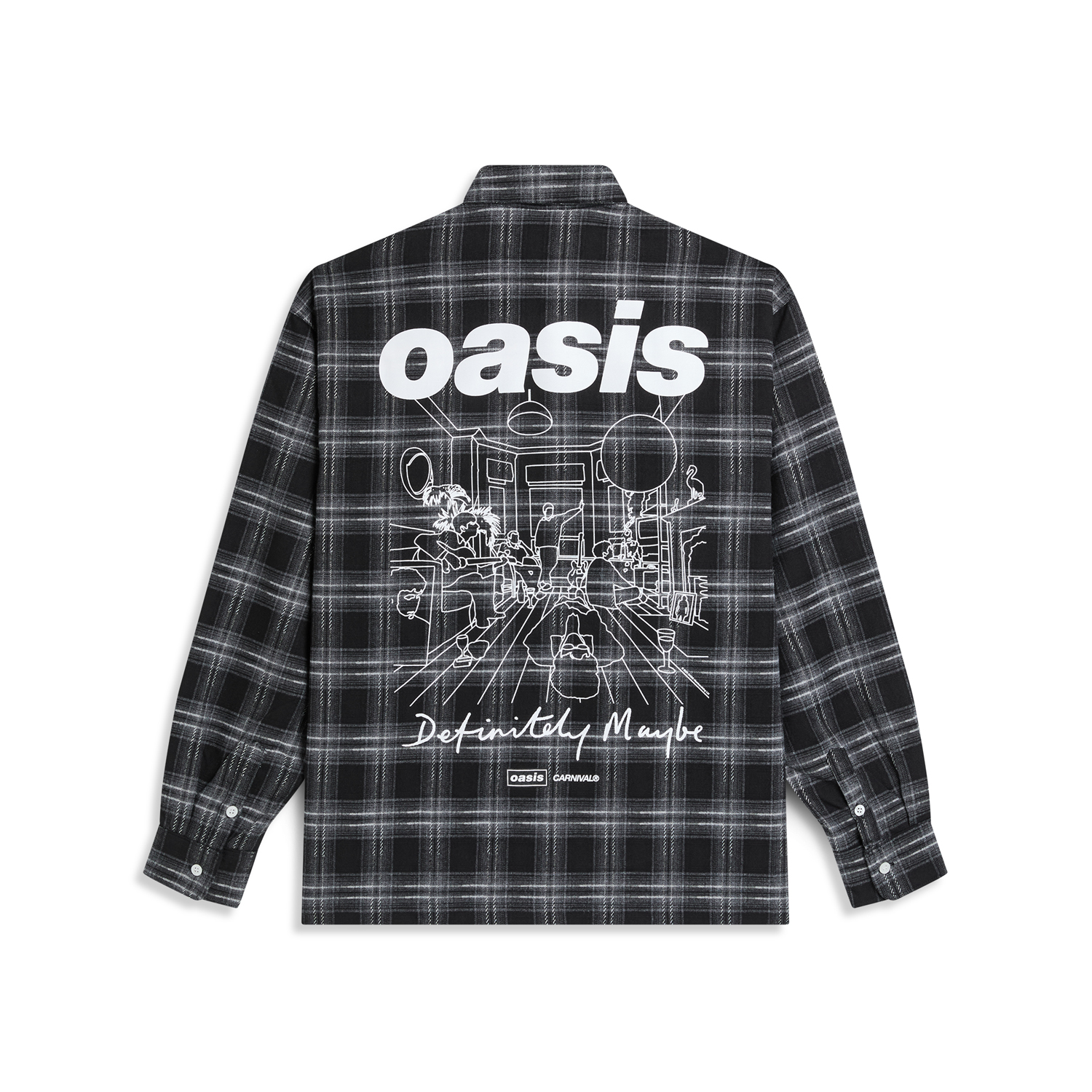 CARNIVAL X OASIS THE GREATEST ALBUM SHIRT BLACK