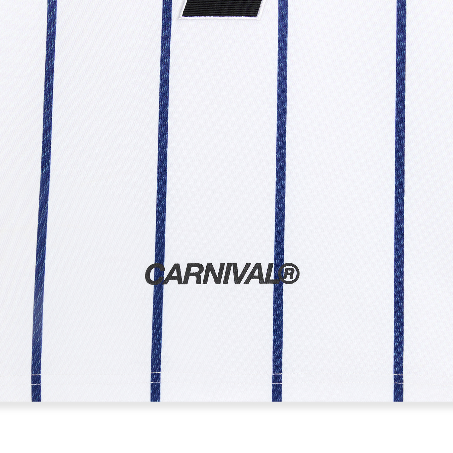 CARNIVAL X OASIS STRIPE LS JERSEY WHITE