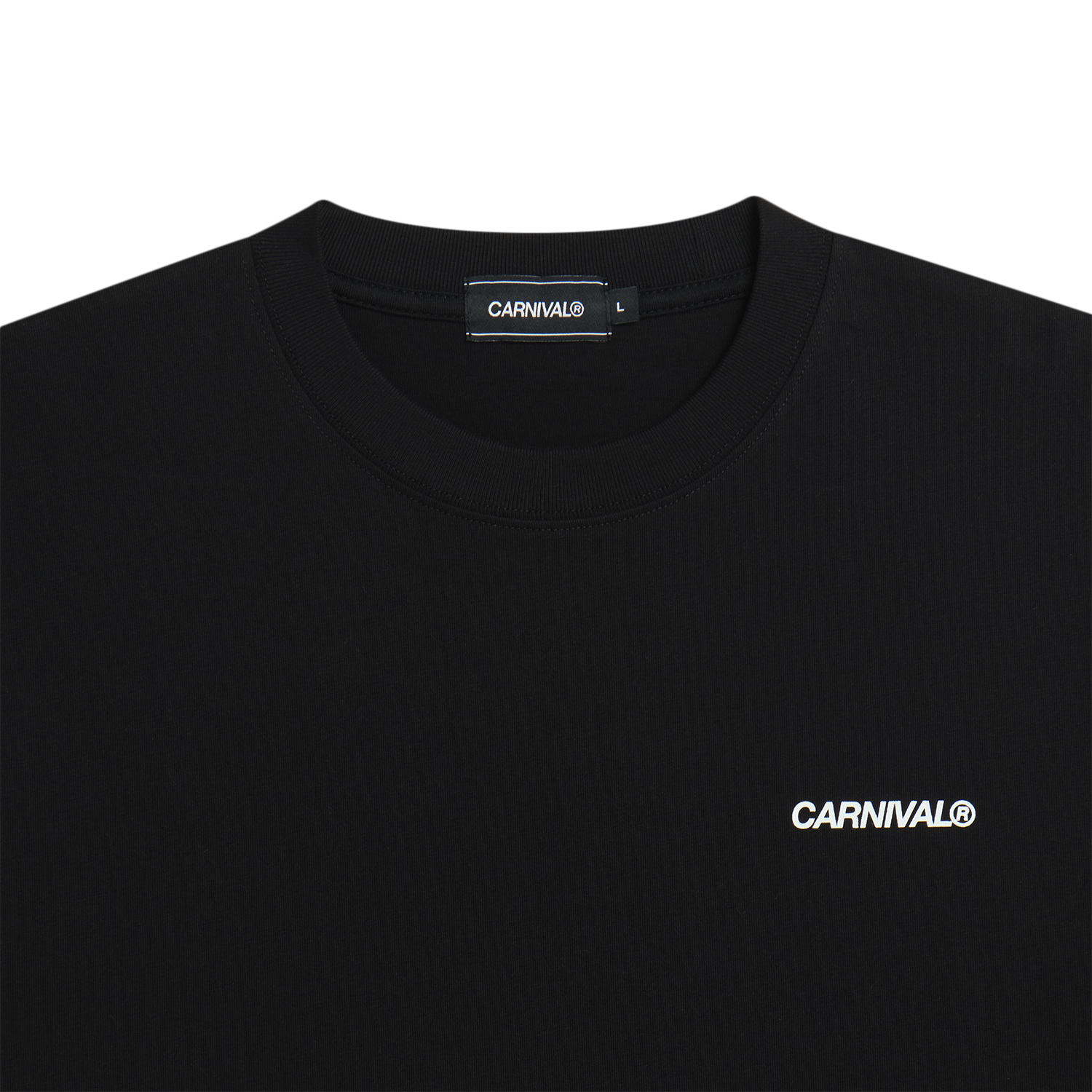 CARNIVAL ESSENTIAL LOGO OVS T-SHIRT BLACK