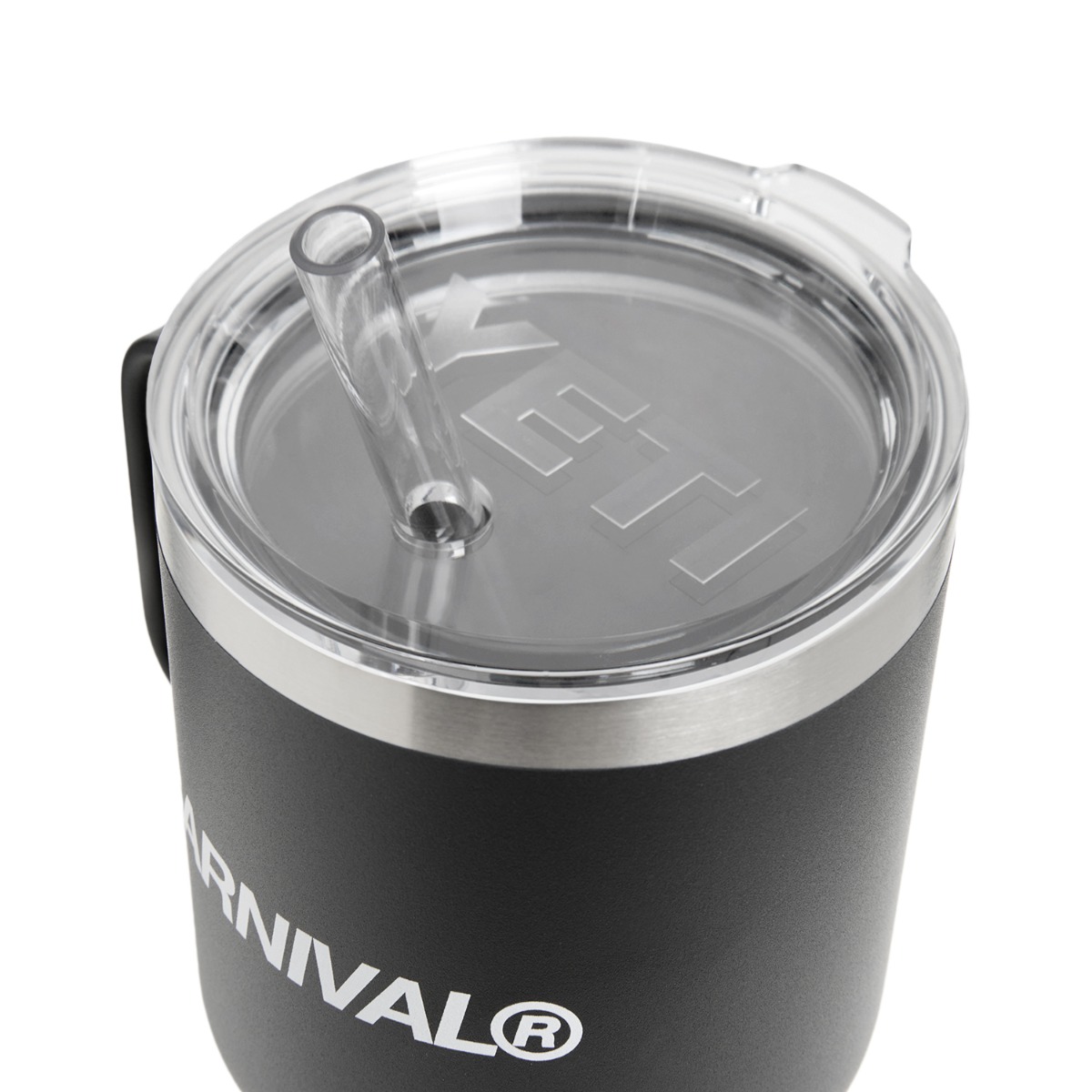 CARNIVAL X YETI RAMBLER 35 OZ MUG WITH STRAW LID BLACK