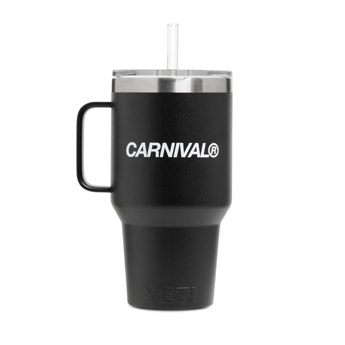 CARNIVAL X YETI RAMBLER 35 OZ MUG WITH STRAW LID BLACK