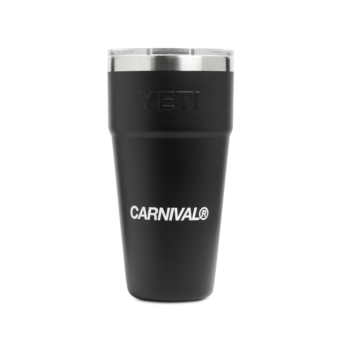 CARNIVAL X YETI RAMBLER 30 OZ STACKABLE CUP WITH MAGSLIDER LID BLACK