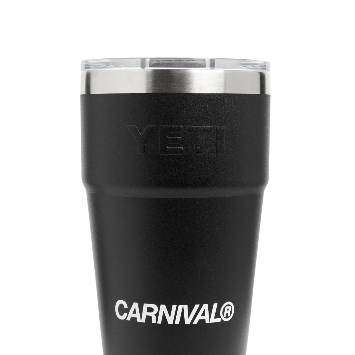 CARNIVAL X YETI RAMBLER 30 OZ STACKABLE CUP WITH MAGSLIDER LID BLACK