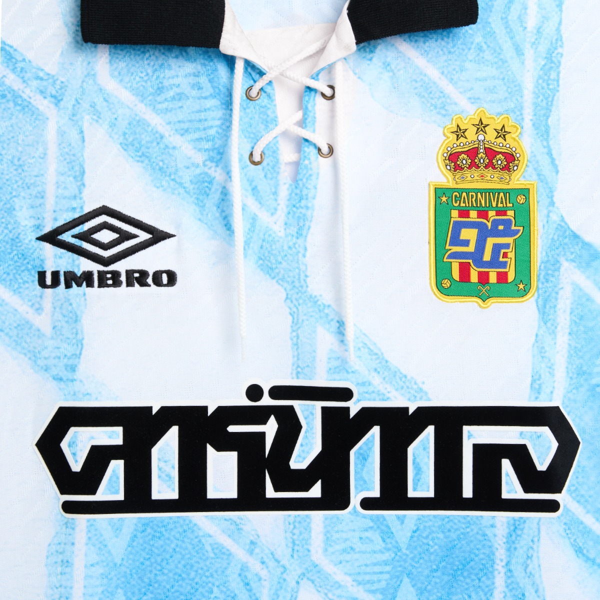 CARNIVAL X UMBRO JSY CHESSLACE WHITE/LIGHT BLUE