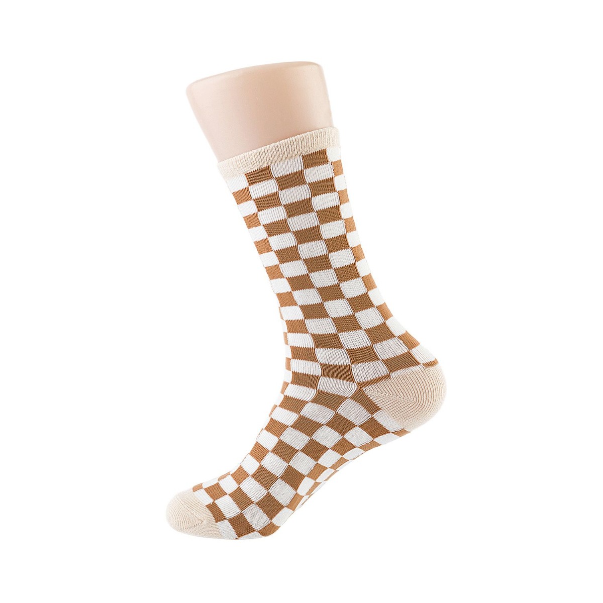 VANS X Space Molly CHECKER EMB SOCKS CHIPMUNK CHECKER