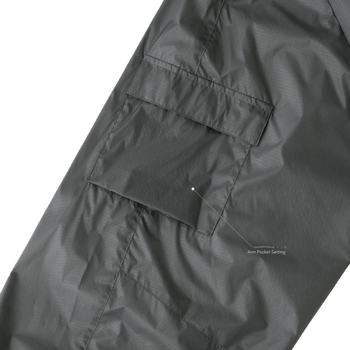 GOOPiMADE x meanswhile MW-K1” Advanced Stealth-Tech PARKA GRAY