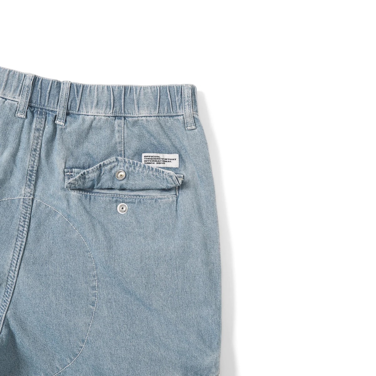 TNT Crazy Multi Zip Pant Washed Blue (TN233DPA5P01-Washed Blue)