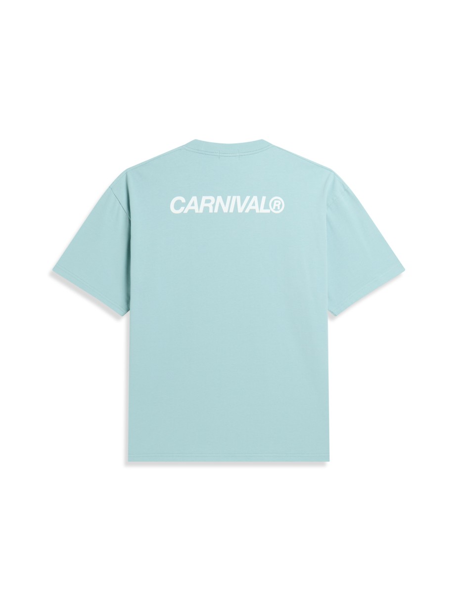 CARNIVAL ESSENTIAL LOGO OVS T-SHIRT STEEL BLUE