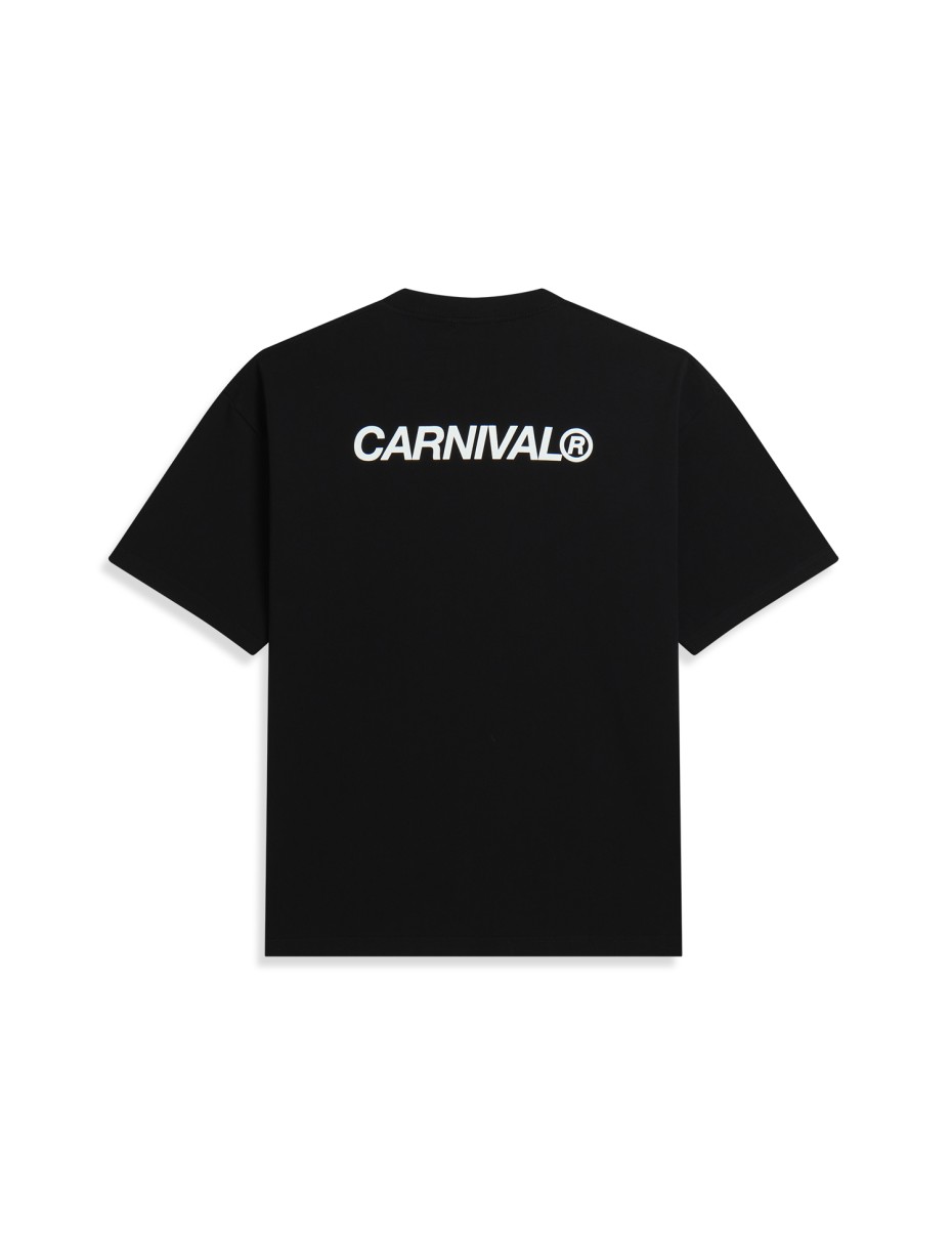 CARNIVAL ESSENTIAL LOGO OVS T-SHIRT BLACK