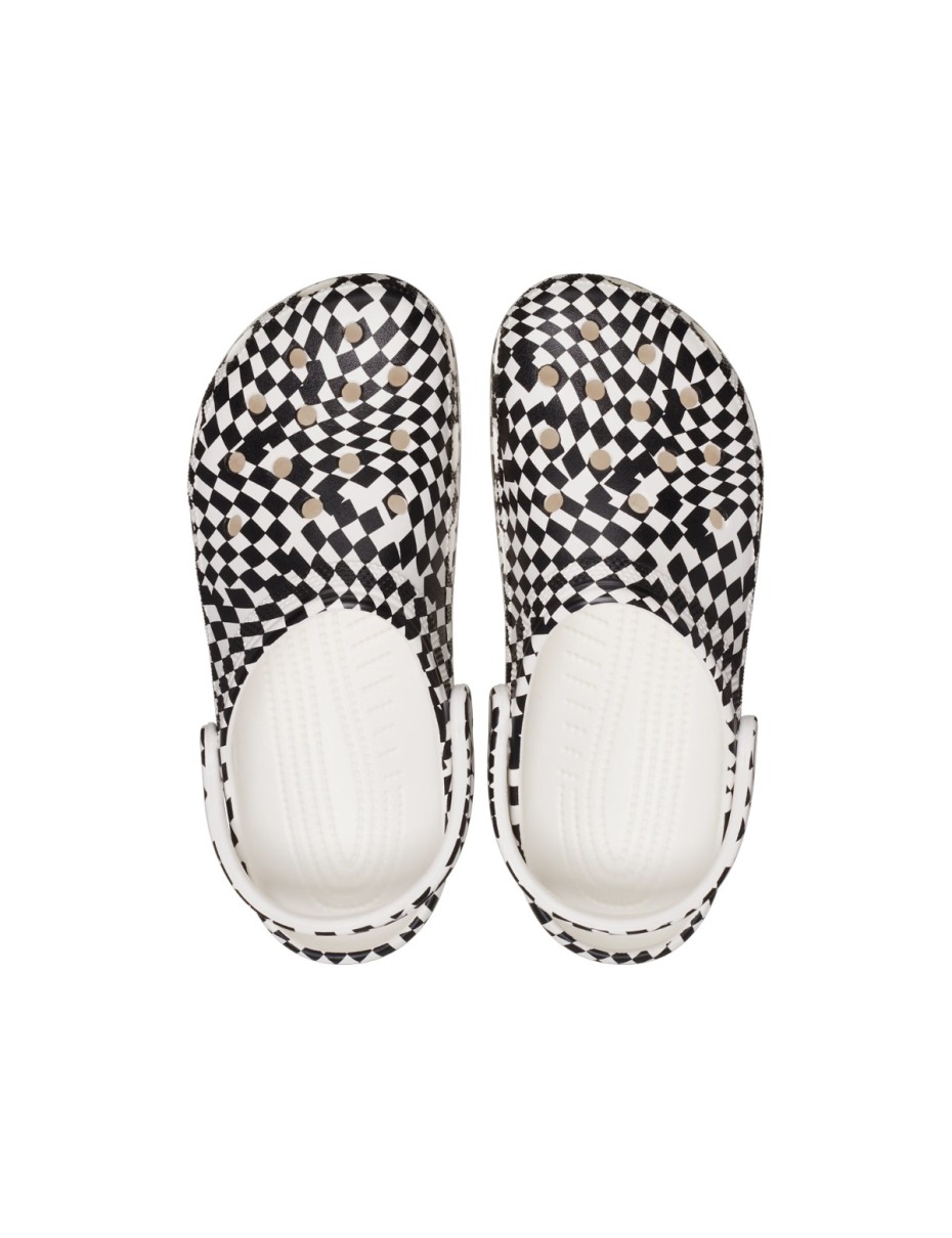 CROCS CLASSIC WARPED CHECKER CLOG MULTI COLOR (211007-103)