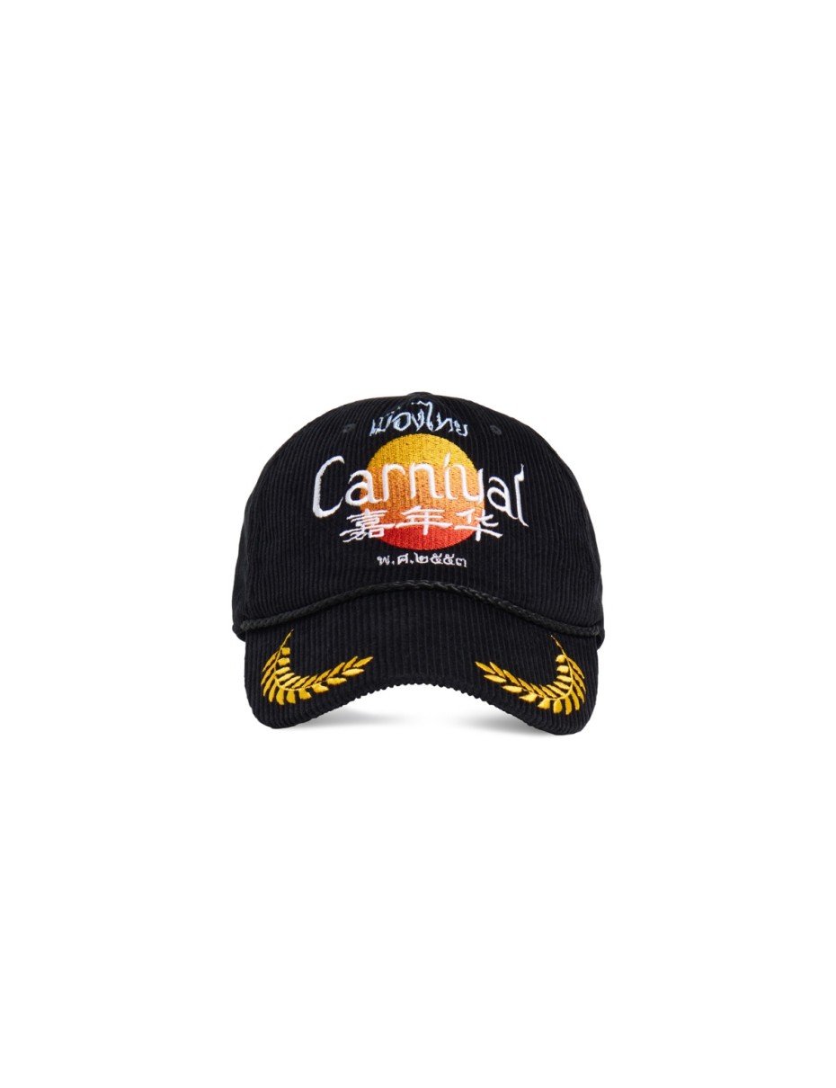 CARNIVAL RISING CAP BLACK