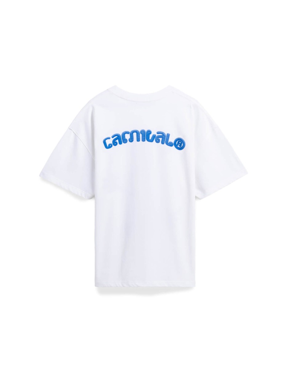 CARNIVAL X MTSS GREETING OVS T-SHIRT WHITE