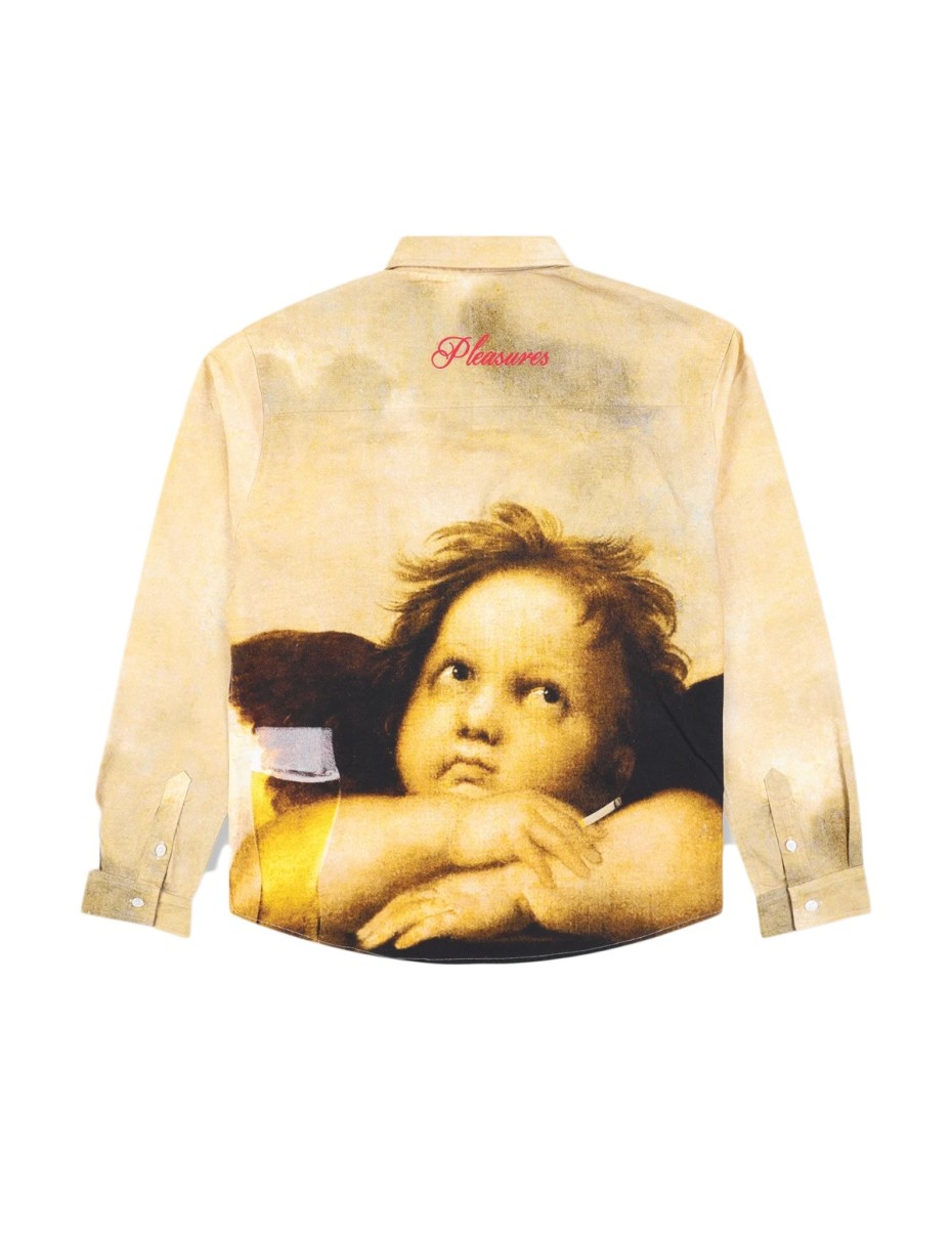 PLEASURES CHERUB BUTTON UP MULTI