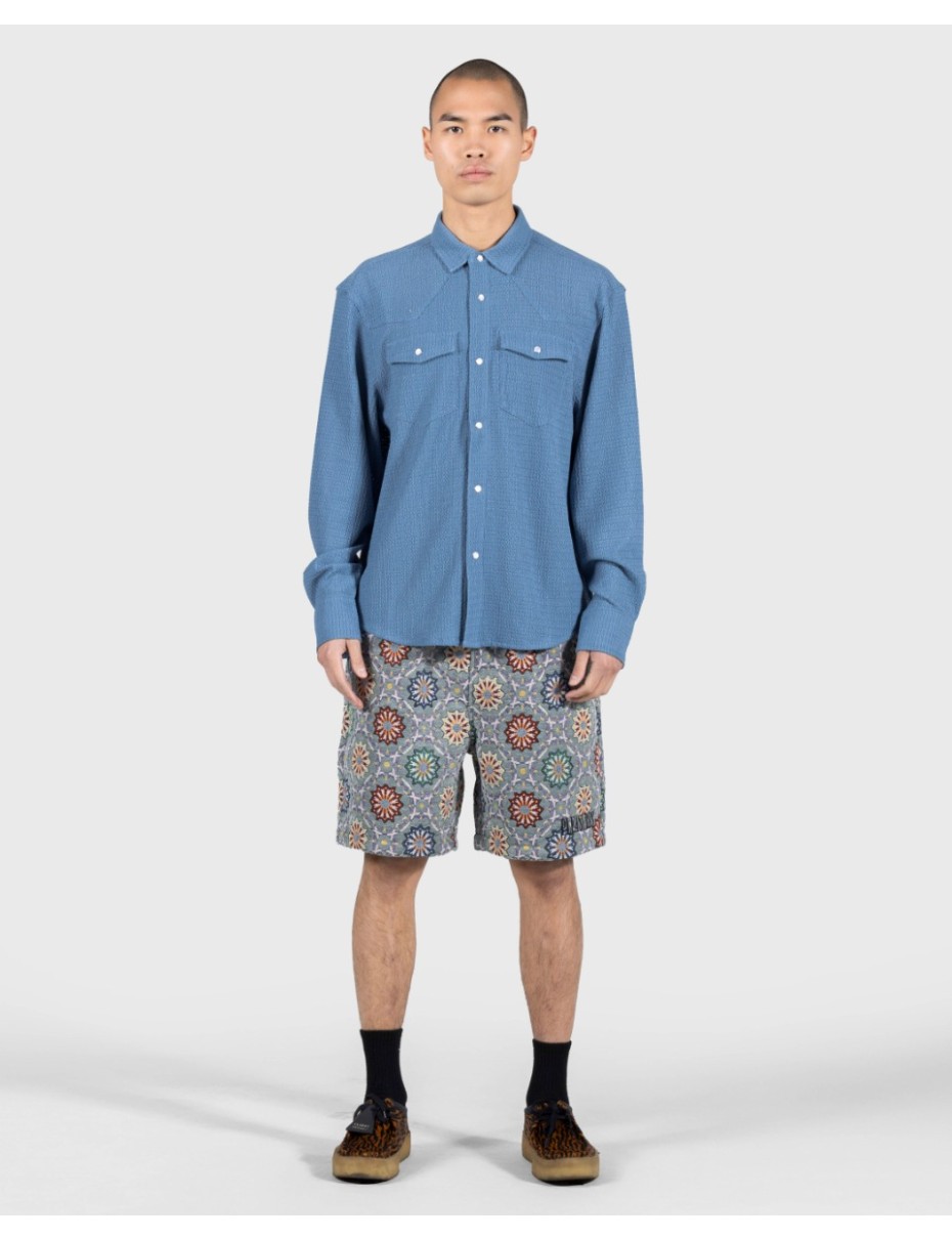 PLEASURES COFFER SHORTS SLATE