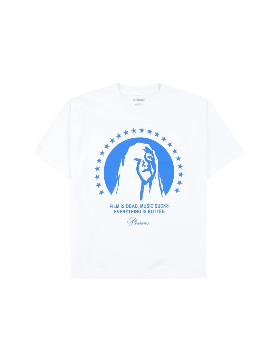 PLEASURES CRITIC T-SHIRT WHITE