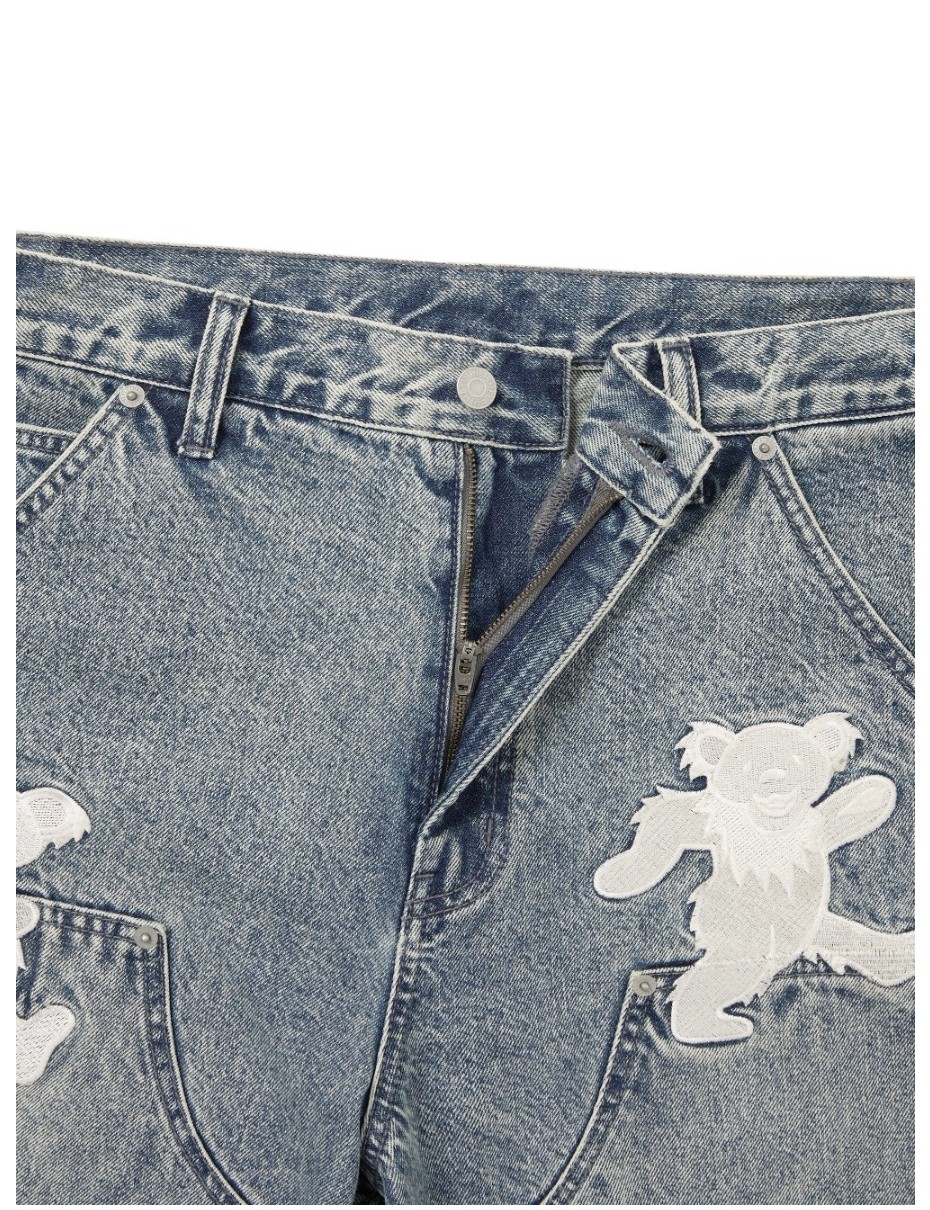 THISISNEVERTHAT GD Lightning Double Knee Pant WASHED BLUE