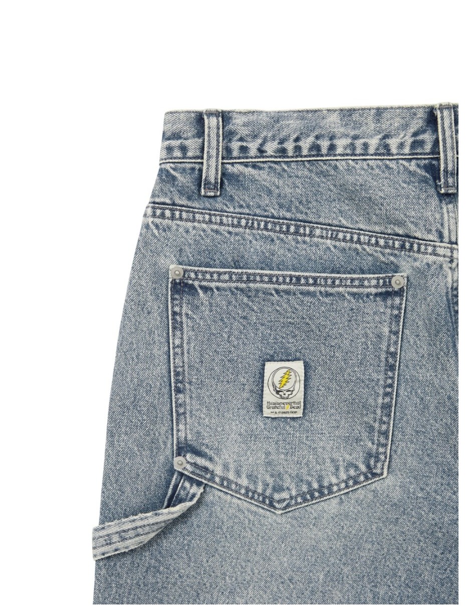 THISISNEVERTHAT GD Lightning Double Knee Pant WASHED BLUE