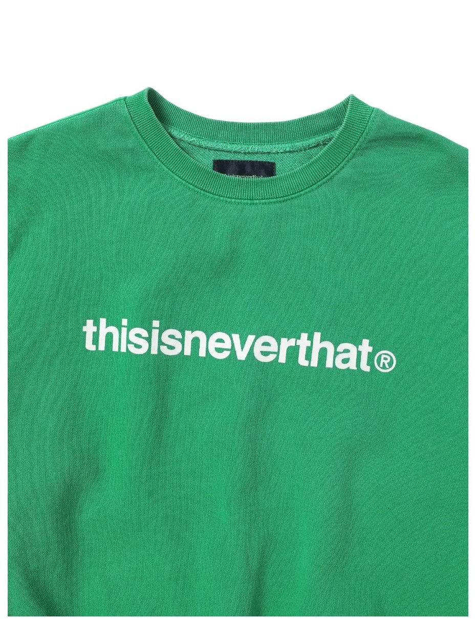 TNT CREW T-Logo LT Crewneck Green (TN240TSWCW01)