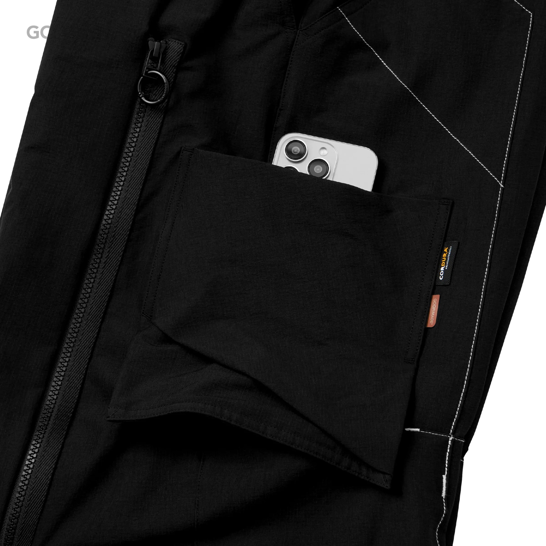 GOOPiMADE 9TH-CORDURA ZIPPER CARGO TROUSERS SHADOW