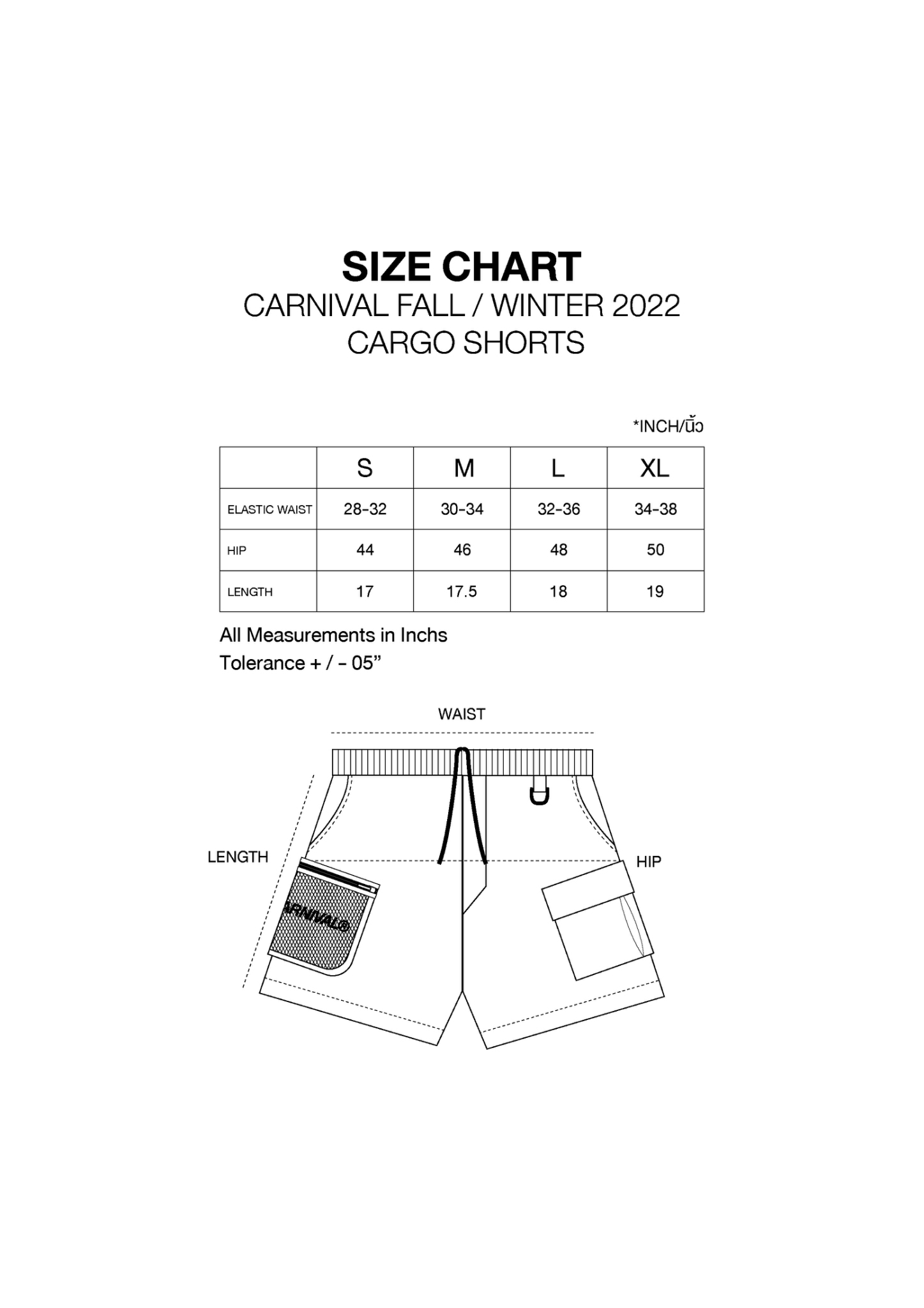 Last Drop Size Chart
